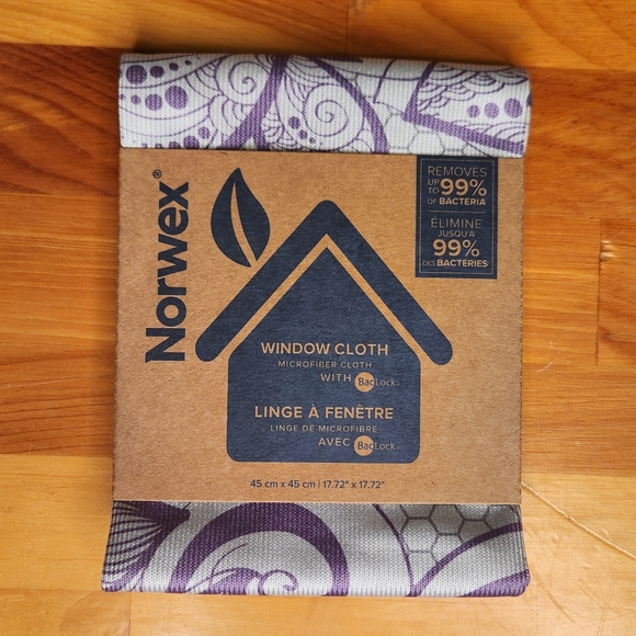 Norwex | Kitchen | Nwt Norwex Le Window Cloth Amethyst Lace | Poshmark